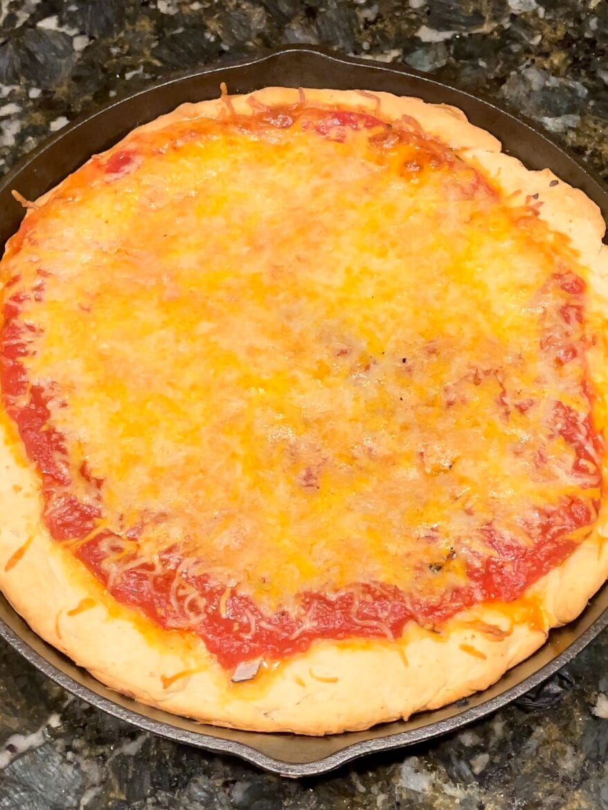 Chicago Style Deep Dish BGE Green Egg - My Backyard Life