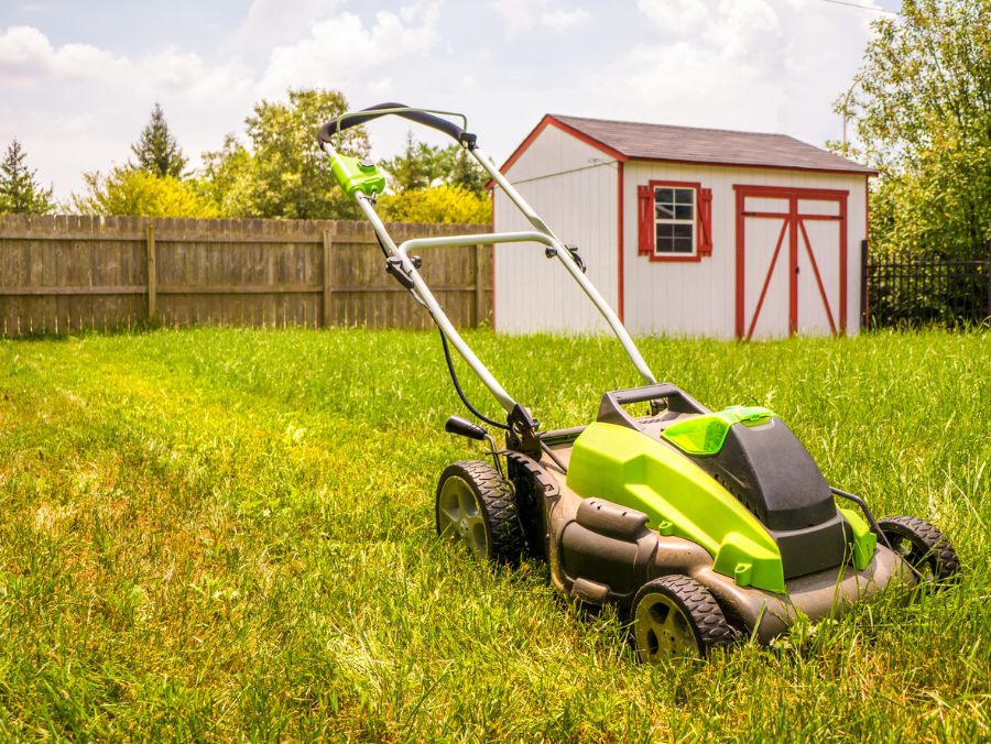 Can You Store A Lawn Mower Vertically Plus Other Space Saving Options 