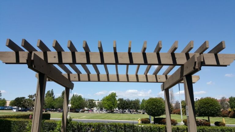 Can You Build a Gorgeous Pergola Right on Your Lawn? - My Backyard Life